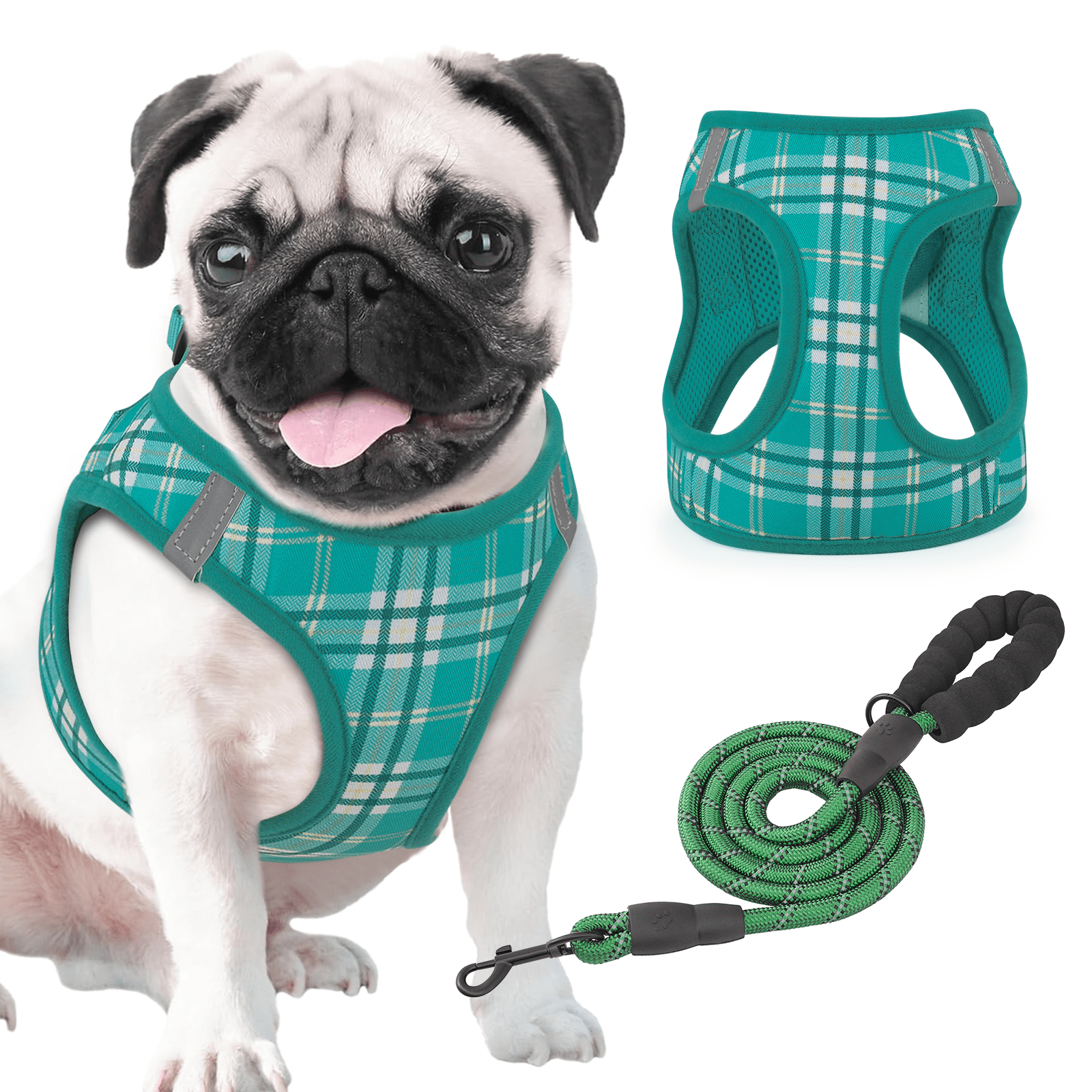 Magshion No Pull Dog Harness with Leash, No Choke Reflective Pet Vest ...