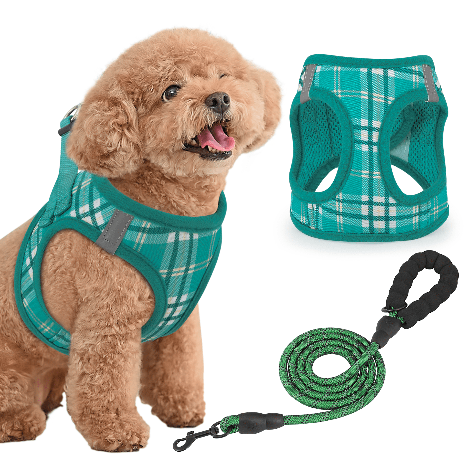Magshion No Pull Dog Harness with Leash, No Choke Reflective Pet Vest ...