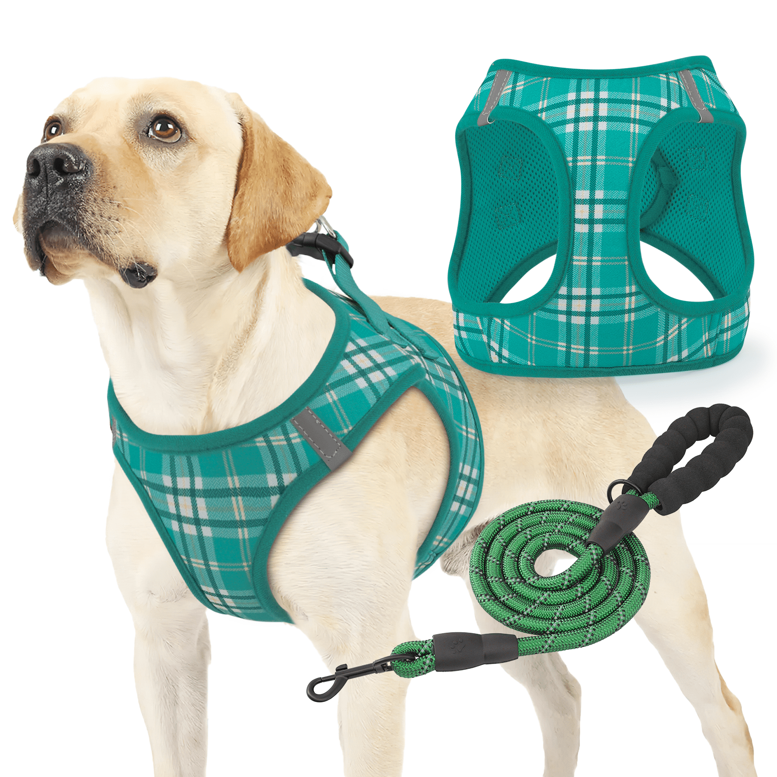 Magshion No Pull Dog Harness with Leash, No Choke Reflective Pet Vest ...