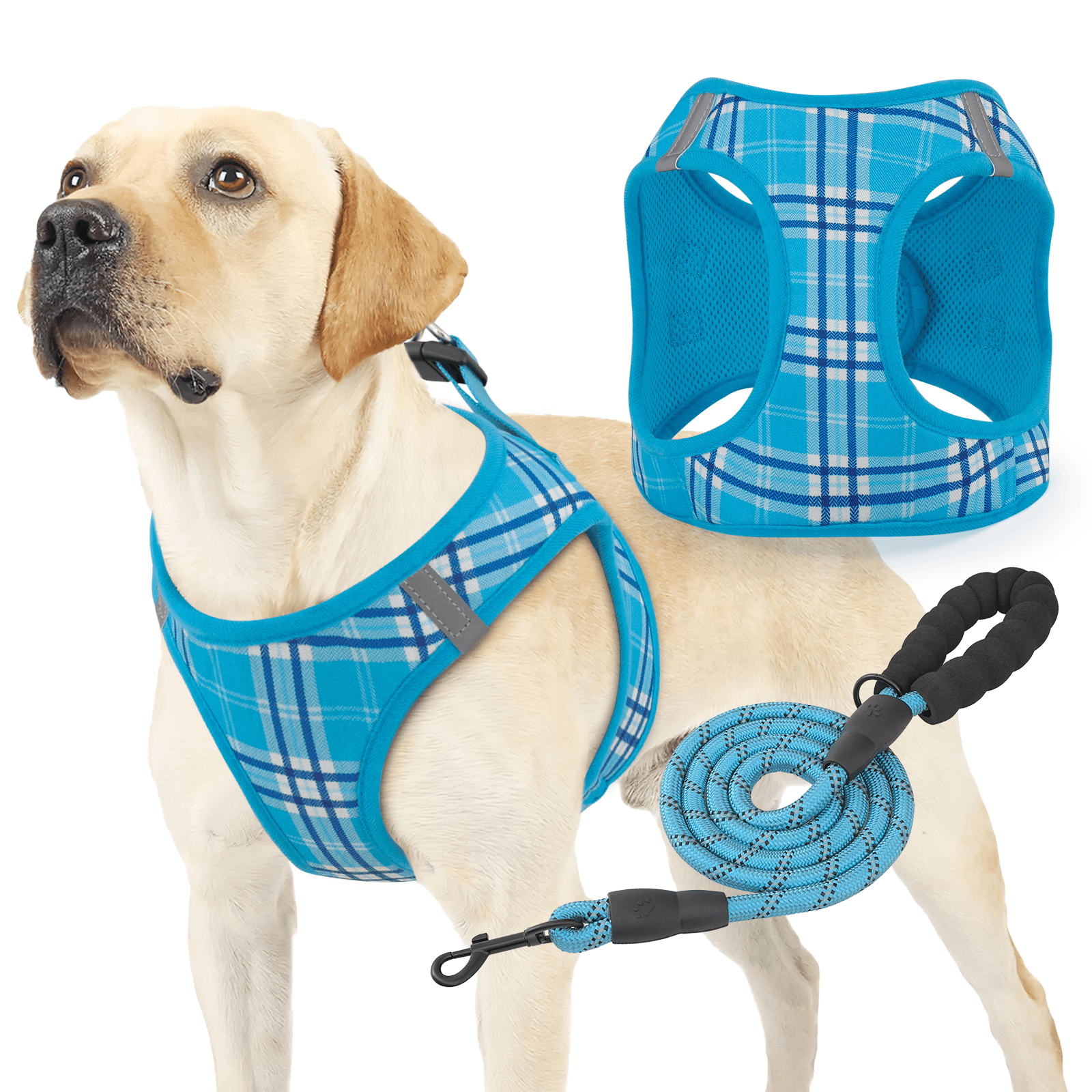 Magshion No Pull Dog Harness with Leash, No Choke Reflective Pet Vest ...