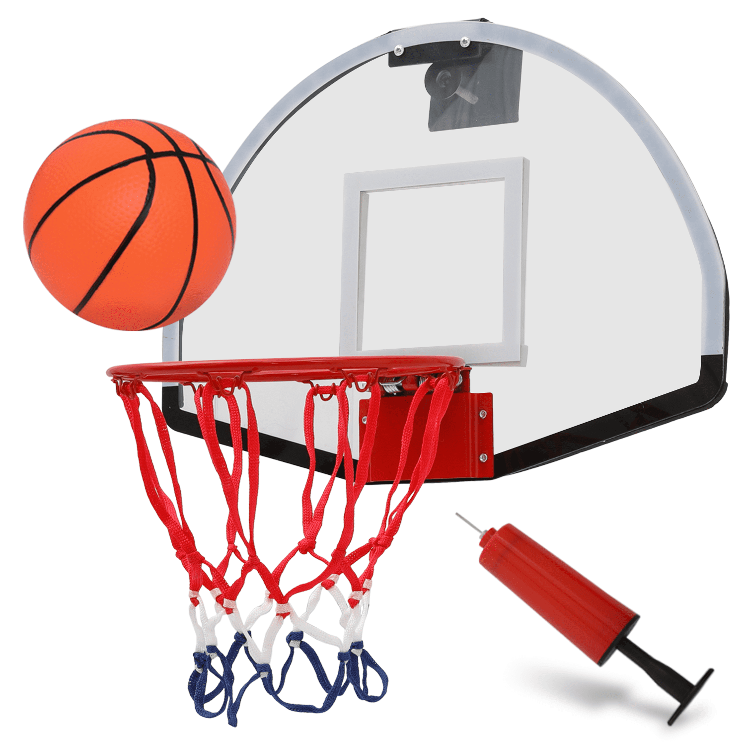 Magshion Official Size Indoor Basketball Hoop Set with Ball and Air ...