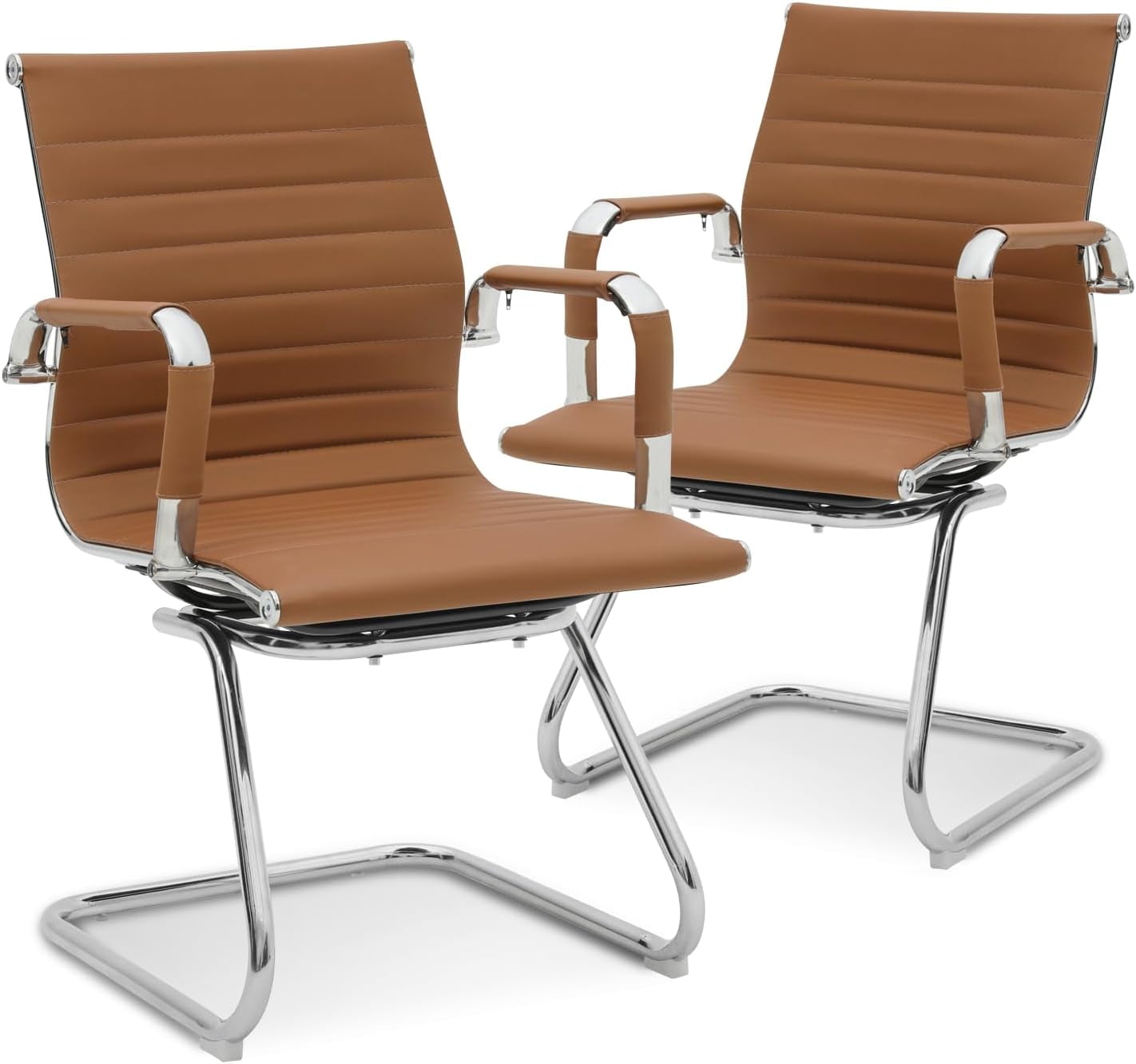 Magshion PU Leather Conference Chair Heavy Duty Reception Chair No ...