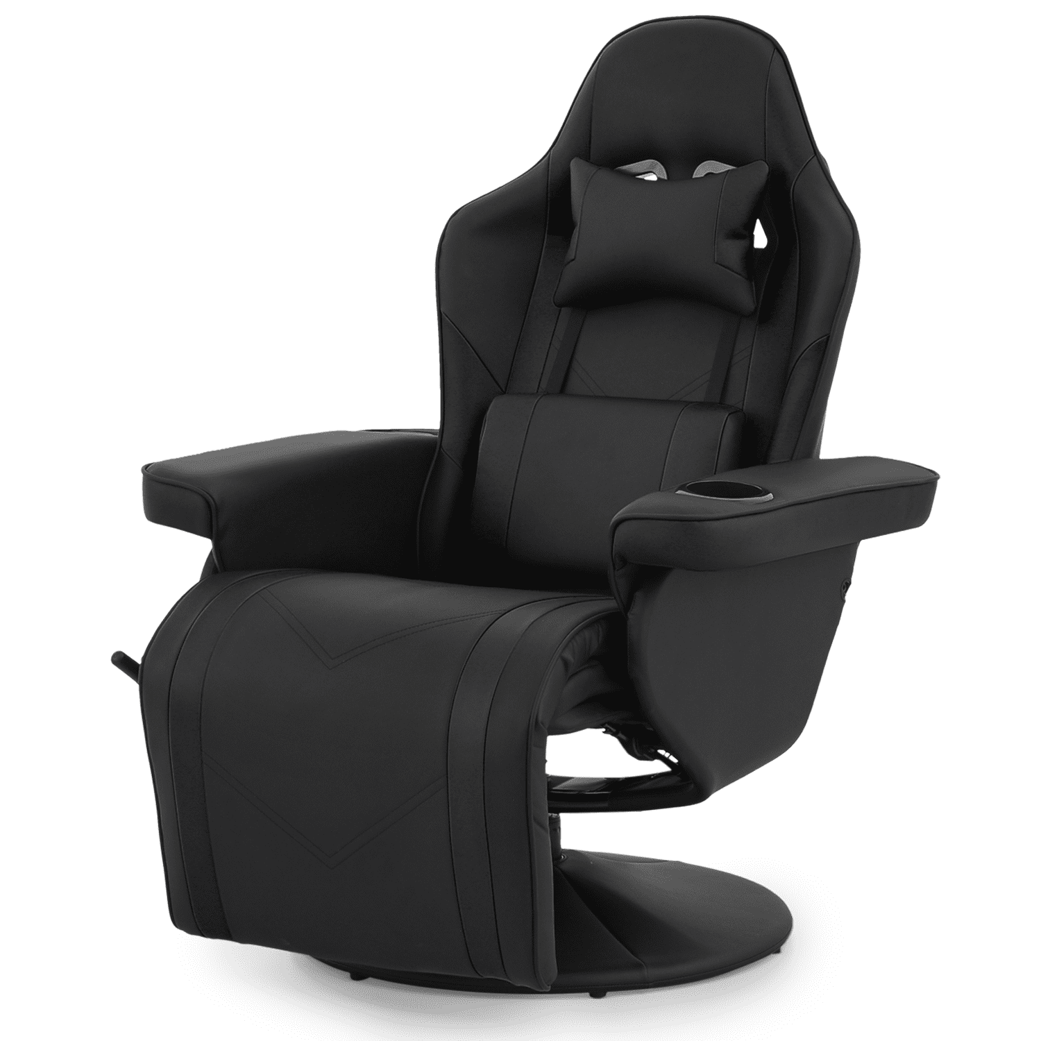 Magshion Recliner Gaming Chair Racing, High Back Swivel PU Leather ...