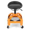 Magshion Rolling Garage Stool, 300lbs Capacity, Adjustable Height ...