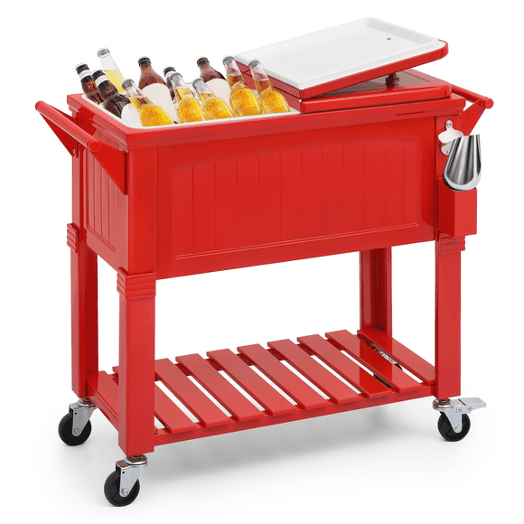 Outdoor Ice Chest Cart
