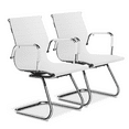 Magshion Set of 2 Faux Leather Office Waiting Room Chairs for Reception ...