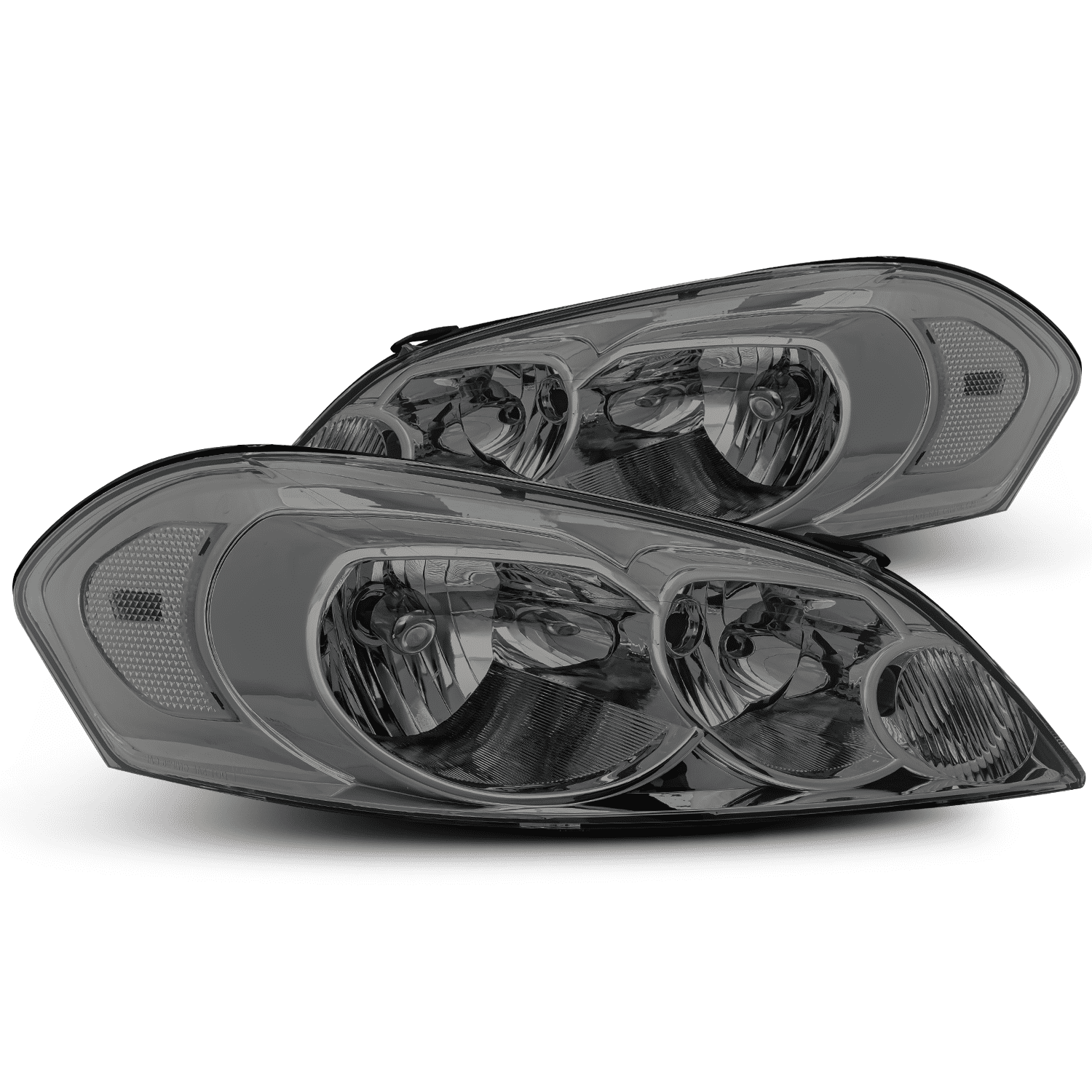 Magshion Set of 2 LH+RH Chrome/Smoke Clear Turn Corner Headlight for ...