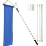 Costway Lightweight Roof Rake Snow Removal Tool 20FT Adjustable ...