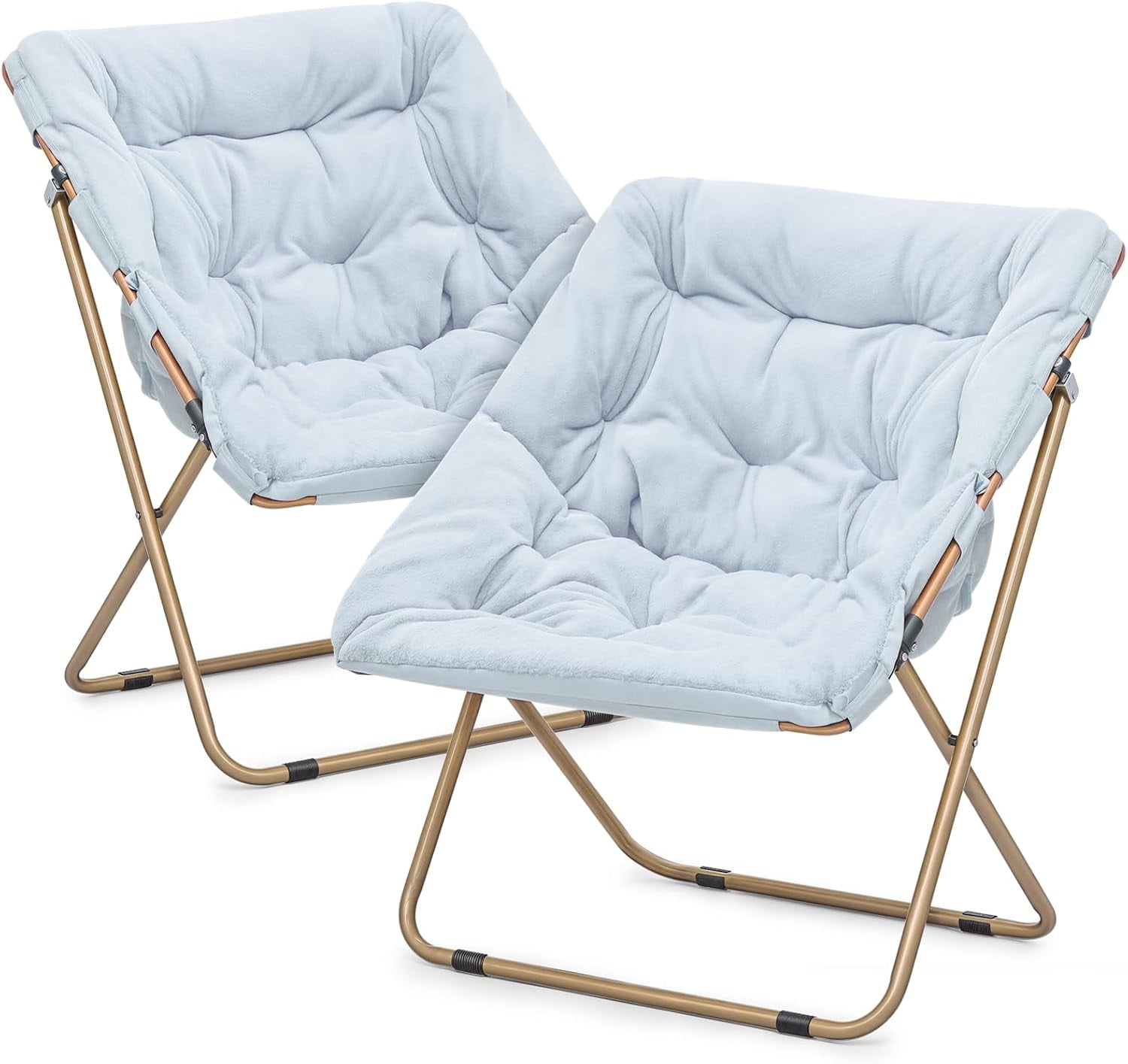 Magshion Square Saucer Chair for Adults, Oversized Folding Cozy Lazy ...