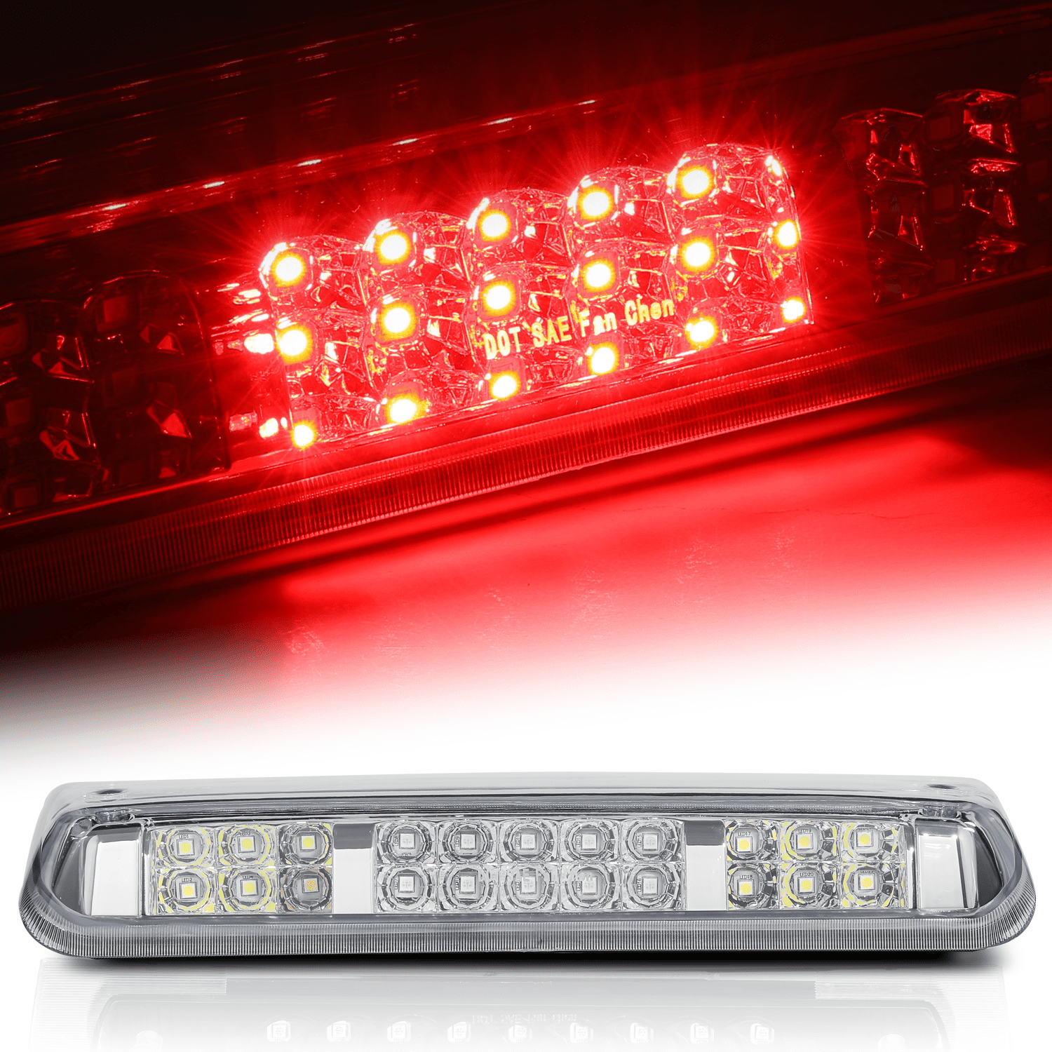Magshion Third 3rd Brake Cargo Light fit for 2007-2010 Ford Explorer ...