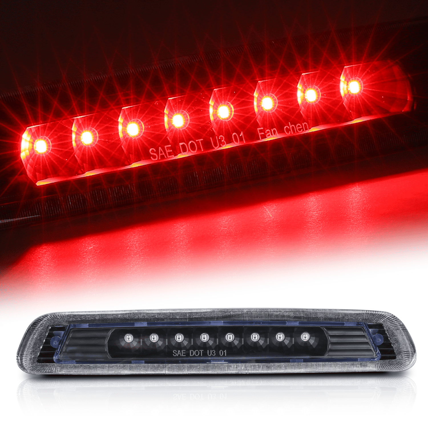 Magshion Third 3rd Brake Light, Car LED Brake Light for 2003 2004 2005 ...