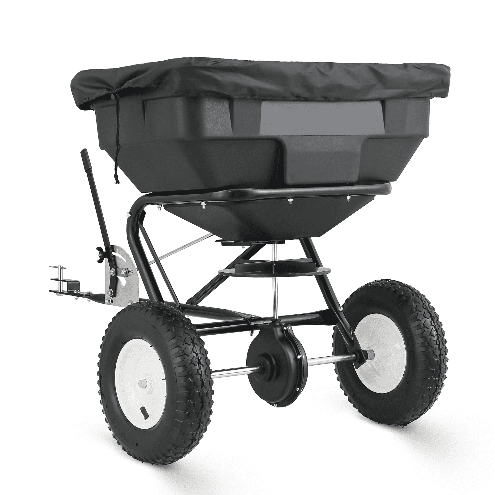 Magshion Tow-Behind Seed Spreader, Broadcast Spreader for Grass Seed ...