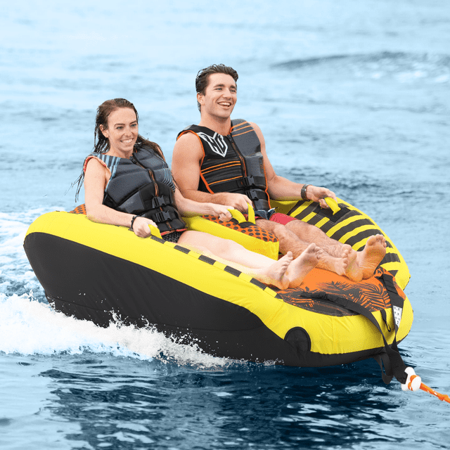 Magshion Towable Tube for Boating, 2 Person Towable Boat Tube Raft ...
