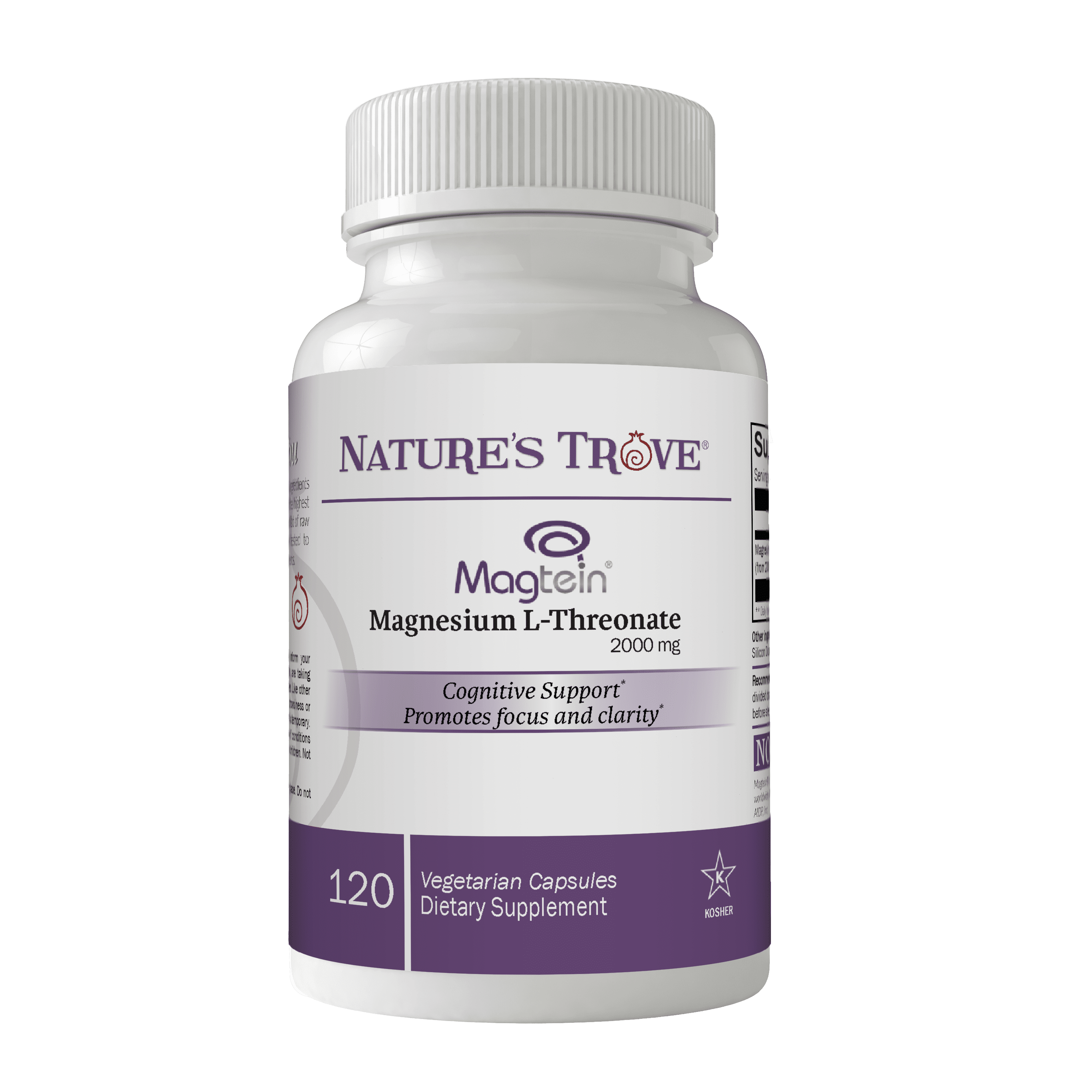 Magtein Magnesium L-Threonate Supplement – 2000 Mg L-Threonate ...