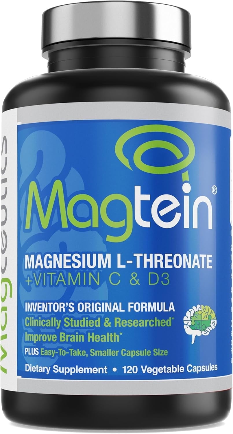 Magceutics Magtein Magnesium L-Threonate, Supports Cognition, Focus ...