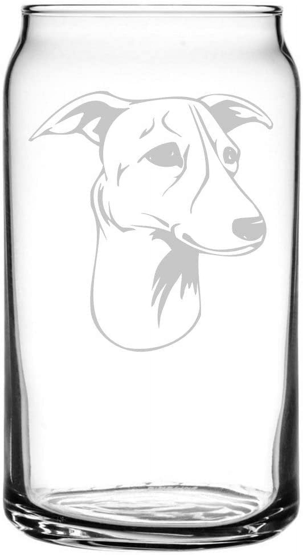 Magyar Agar Dog Themed Etched All Purpose 16oz Libbey Can Glass ...