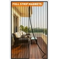 Magzo Magnetic Full Strip Screen Door Fits Door Size 72 X 82 Inches ...
