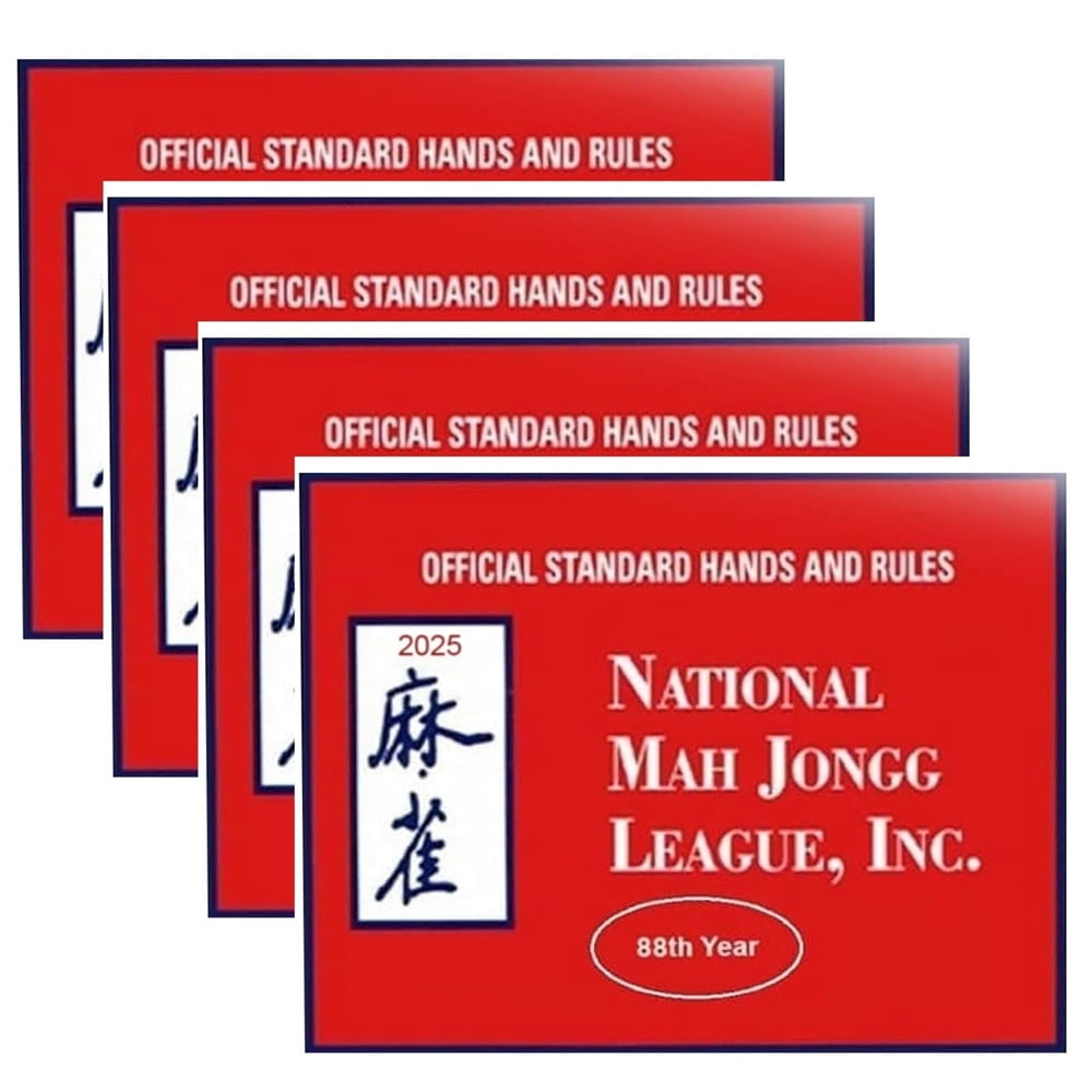 Mah Jogg 2025 Large Size Card, Mah Jogg Cards - Official Hands and ...