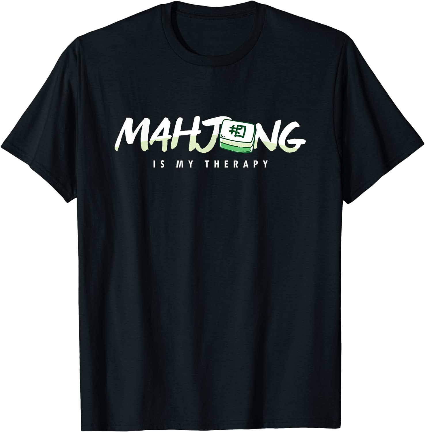 Mah Jong Player Gambling Game Mahjong is My Therapy T-Shirt - Walmart.com