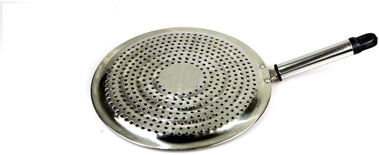 Maha Creation High Grade 304 Stainless Steel Papad Jali Roti Roaster ...