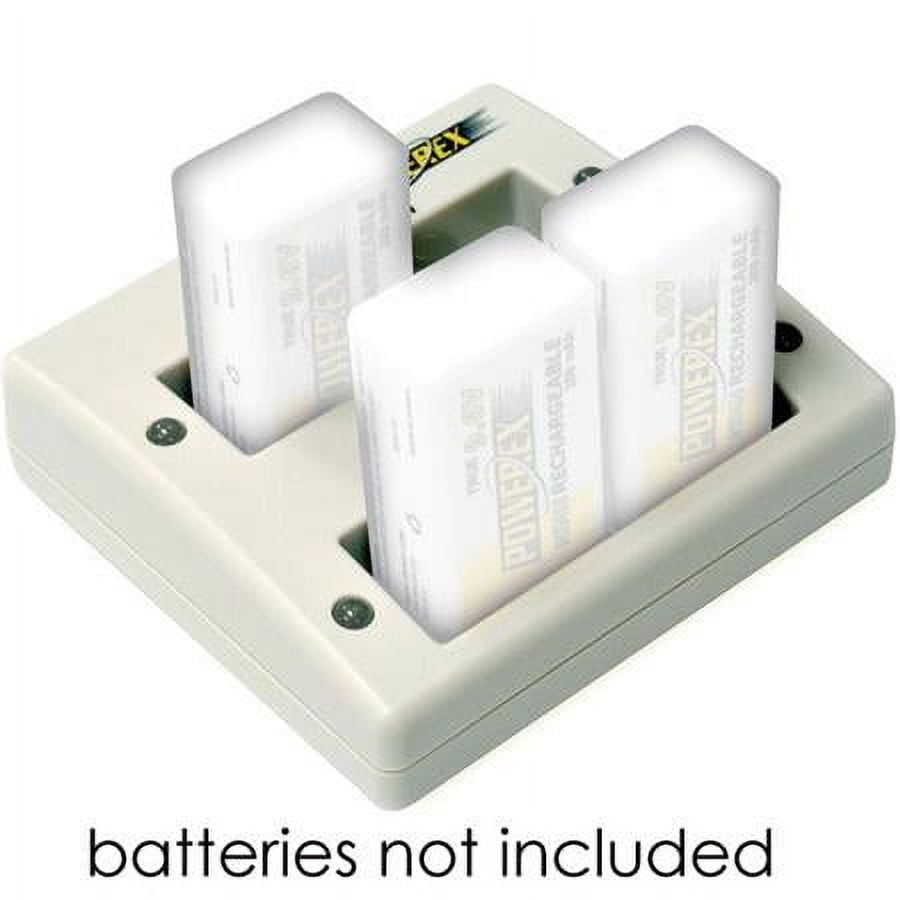 Maha PowerEx MH-C490F Stealth - 2 hr battery charger - (for 4x9V) + AC ...