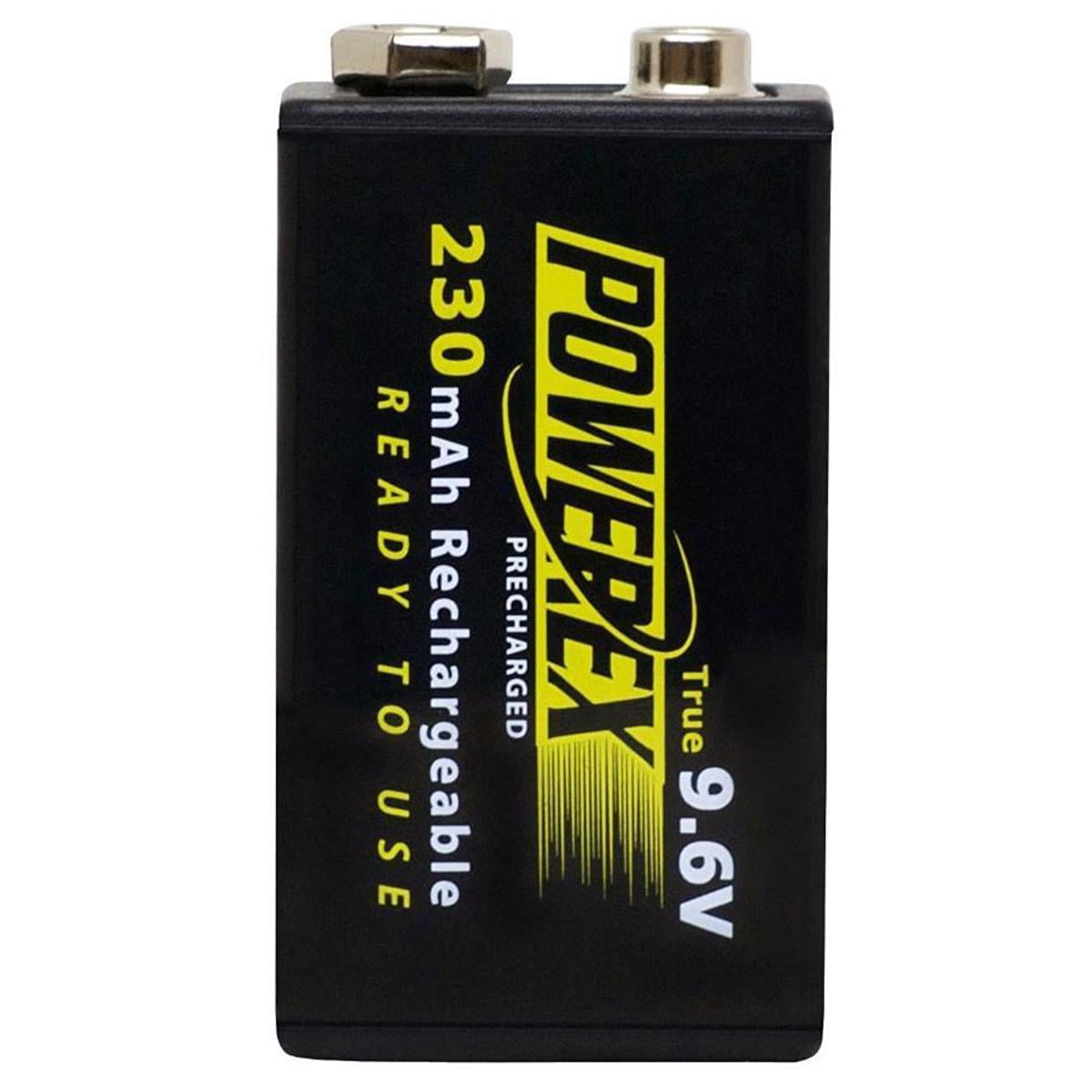 Maha Powerex Precharged 9.6V 230mAh Low Self-Discharge Rechargeable NiMH Battery - Walmart.com