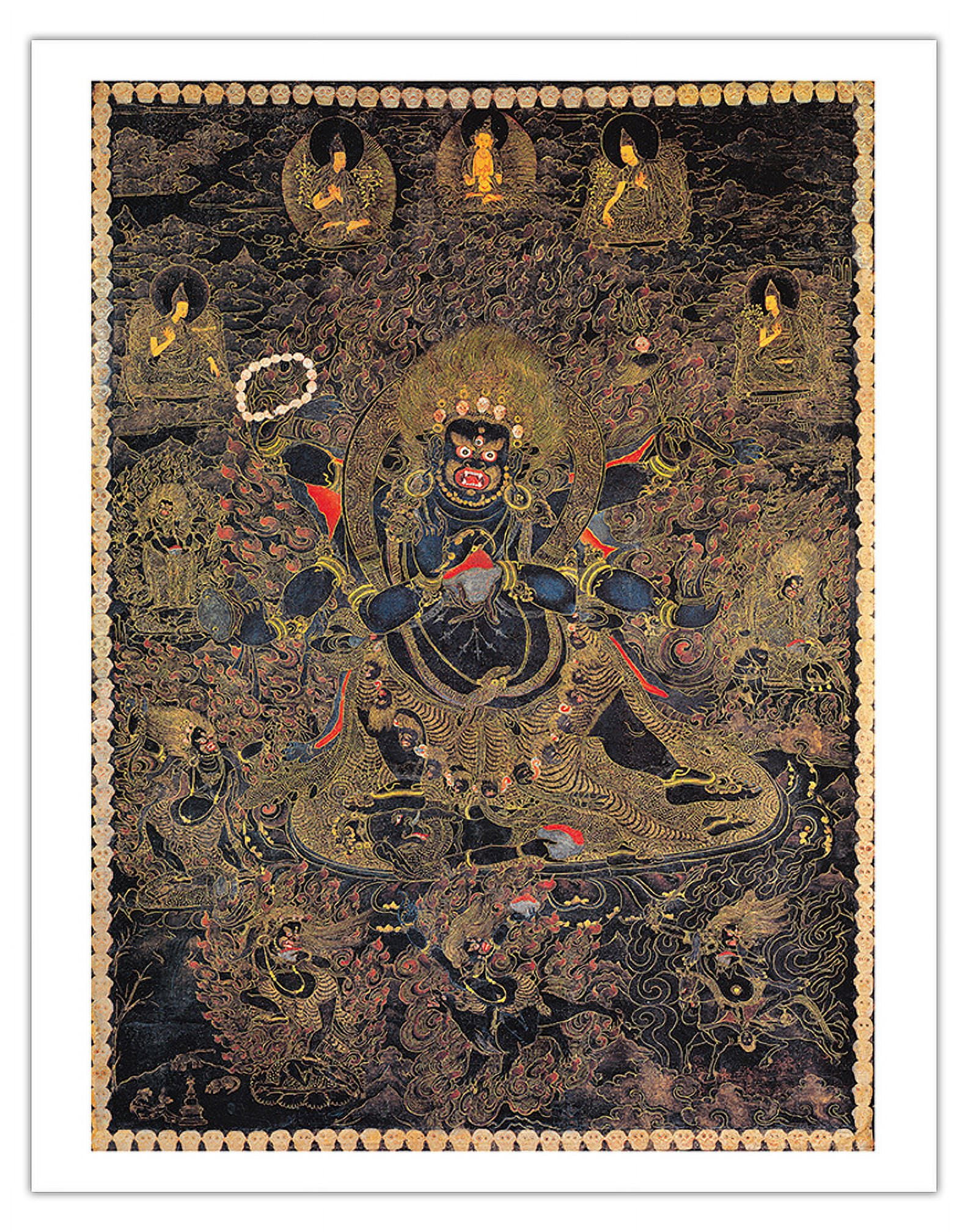 Mahakala - The Great Black Protector of Buddha - Tantric Deity ...
