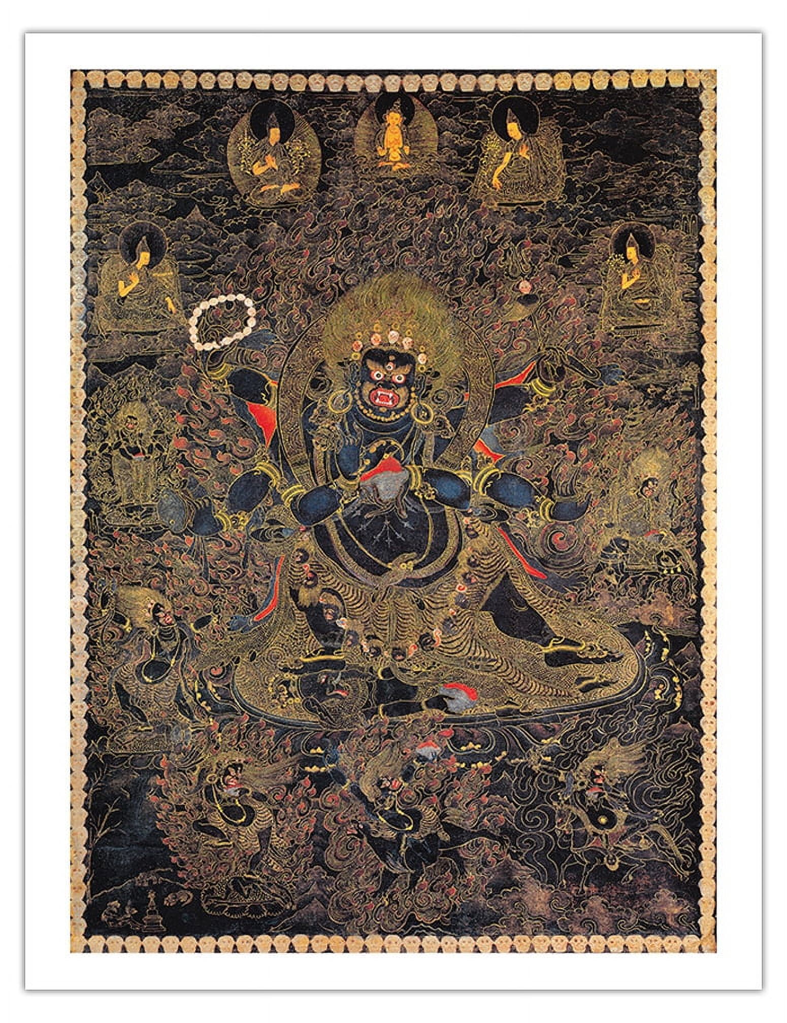 Mahakala - The Great Black Protector of Buddha - Tantric Deity ...