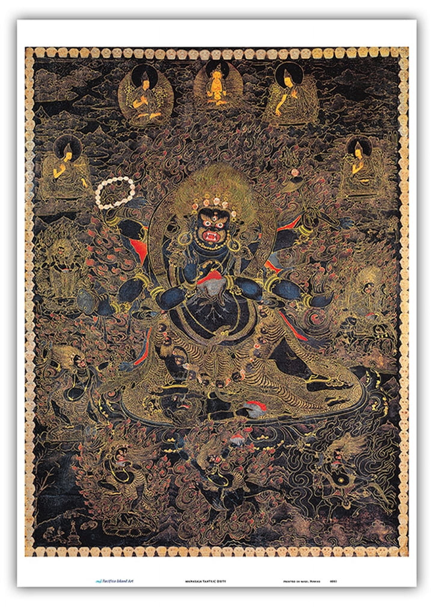 Mahakala - The Great Black Protector of Buddha - Tantric Deity ...