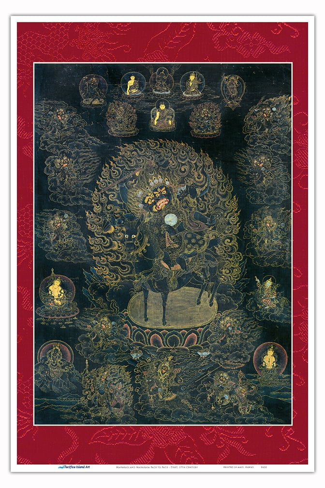 Mahakali and Mahakala (Great Black One) - Buddhist Tantric Deities ...