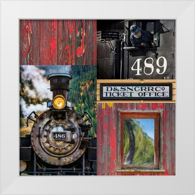 Mahan, Kathy 12x12 White Modern Wood Framed Museum Art Print Titled ...