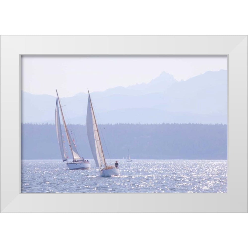 Mahan, Kathy 18x13 White Modern Wood Framed Museum Art Print Titled ...