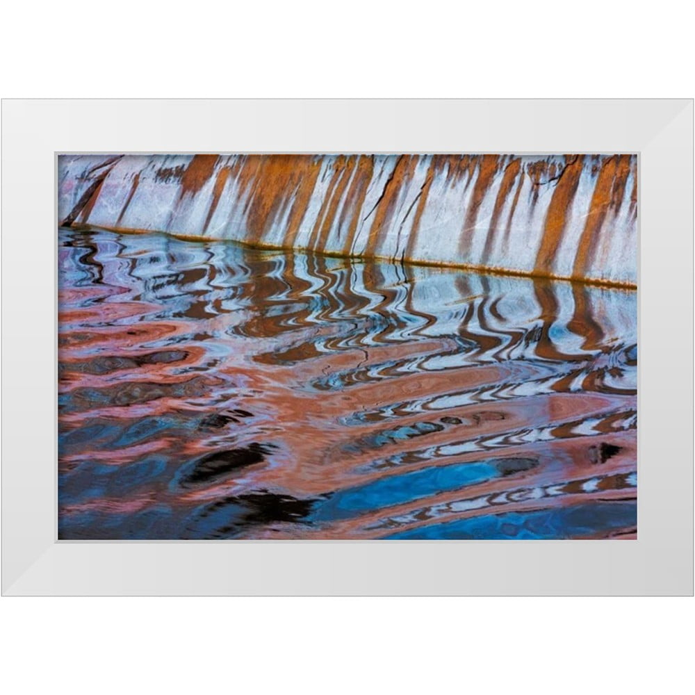 Mahan, Kathy 24x17 White Modern Wood Framed Museum Art Print Titled ...