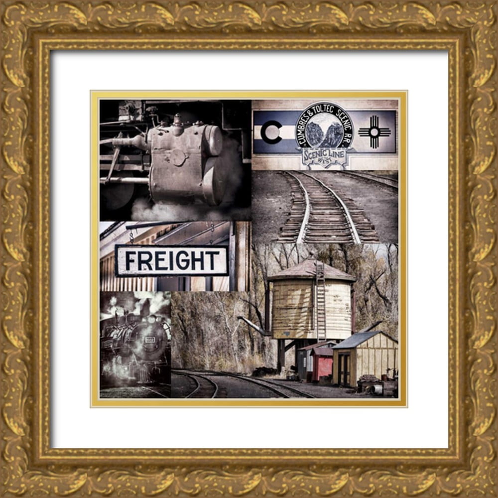 Mahan, Kathy 26x26 Gold Ornate Wood Framed with Double Matting Museum ...