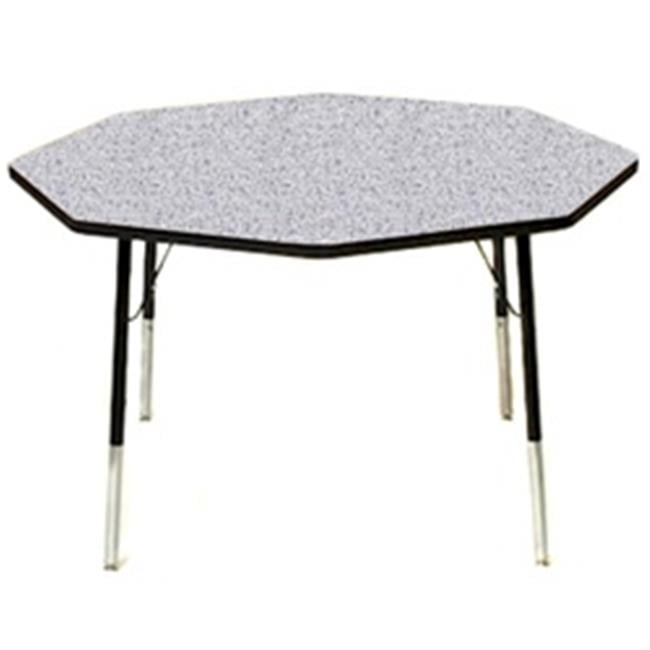 Mahar Manufacturing N48OCBK-SB Octagan Activity Table with Grey Nebula ...