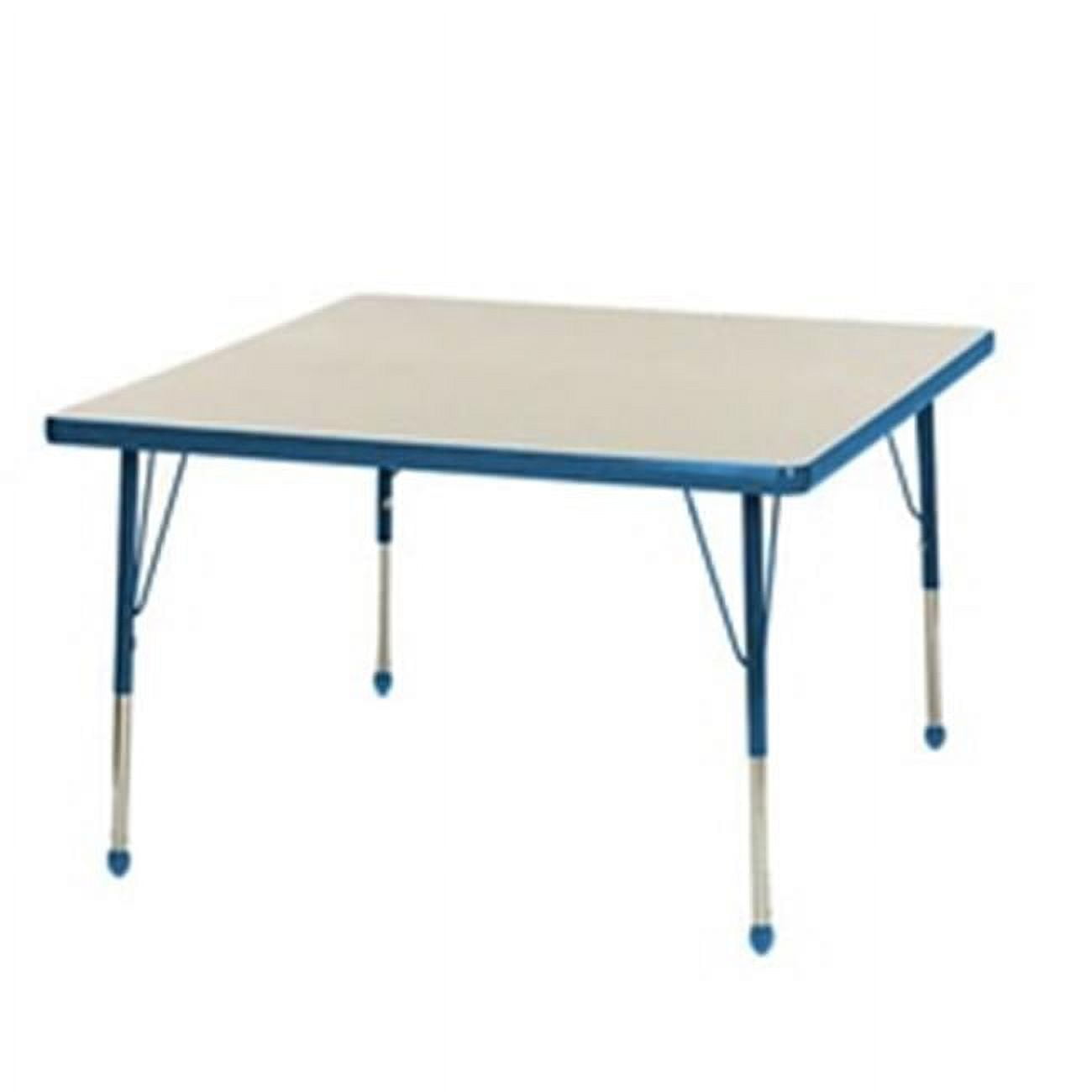 Mahar Manufacturing N48SQNV-SN Square Activity Table with Grey Nebula ...