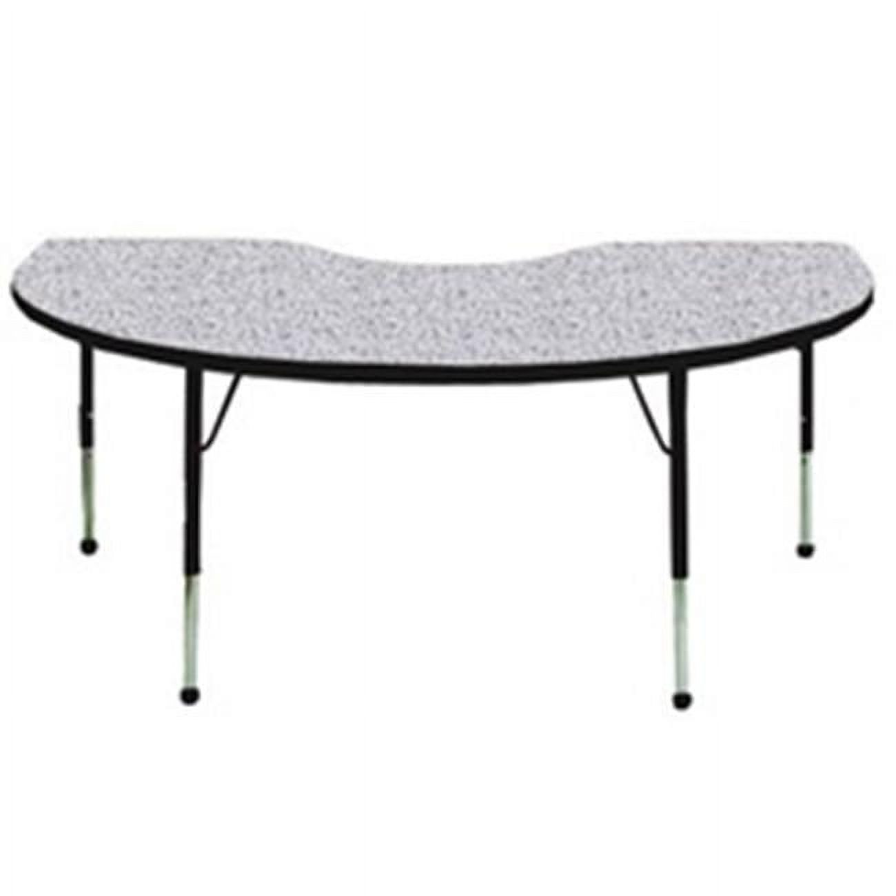 Mahar Manufacturing N6066HTA-SN Horseshoe Activity Table with Grey ...