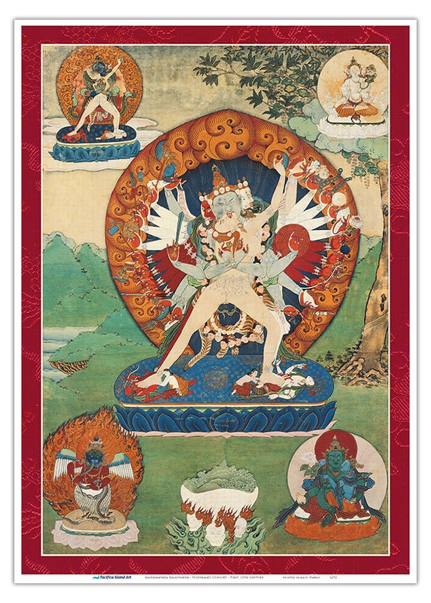 Mahasamvara Kalachakra with Consort Vishvamati - Buddhist Deity ...