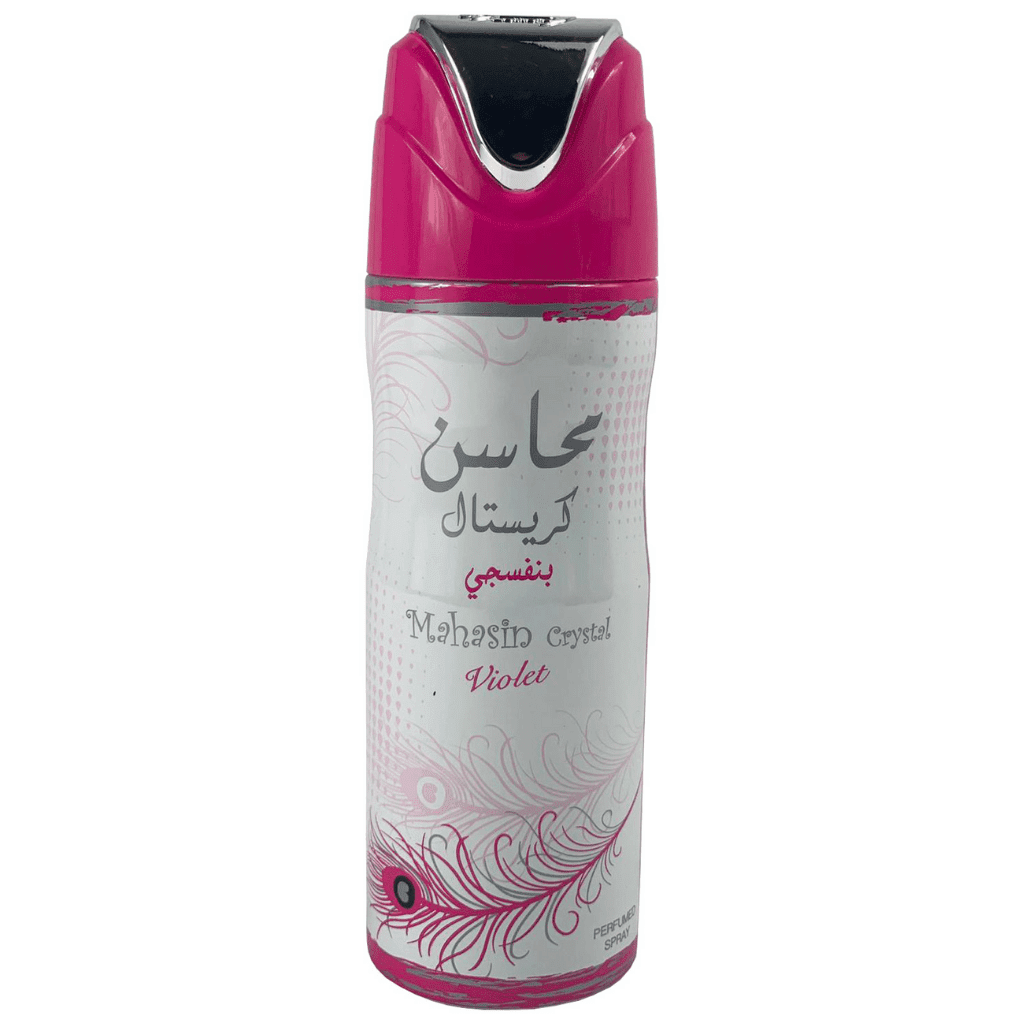 Mahasin Crystal Violet Deodorant - 200ML by Lattafa - Walmart.com