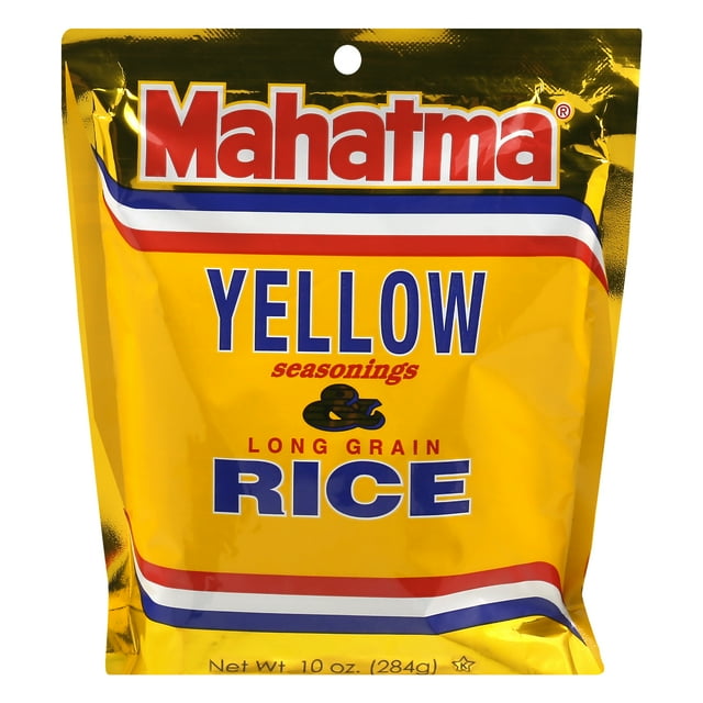 Mahatma Authentic Saffron Yellow Rice, Seasoned Rice with Spices, 10 oz ...