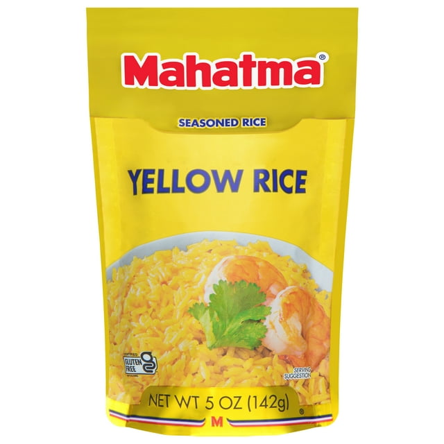 Mahatma Authentic Saffron Yellow Rice, Seasoned Rice with Spices, 5 oz ...