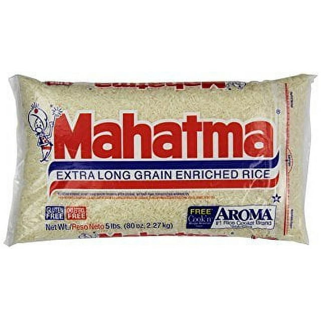 Rivianna Mahatma Enriched Extra Long Grain Rice - 5lbs (Pack of 14 ...