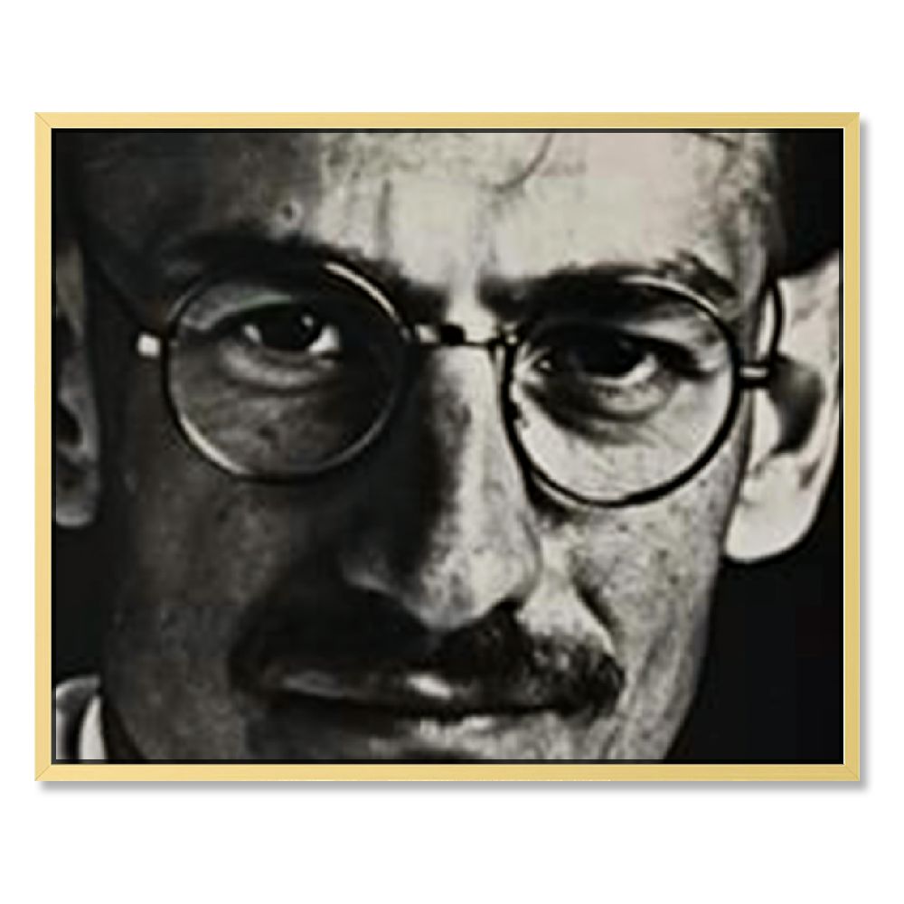 Mahatma Gandhi Portrait Famous Historical Figures Canvas Painting ...