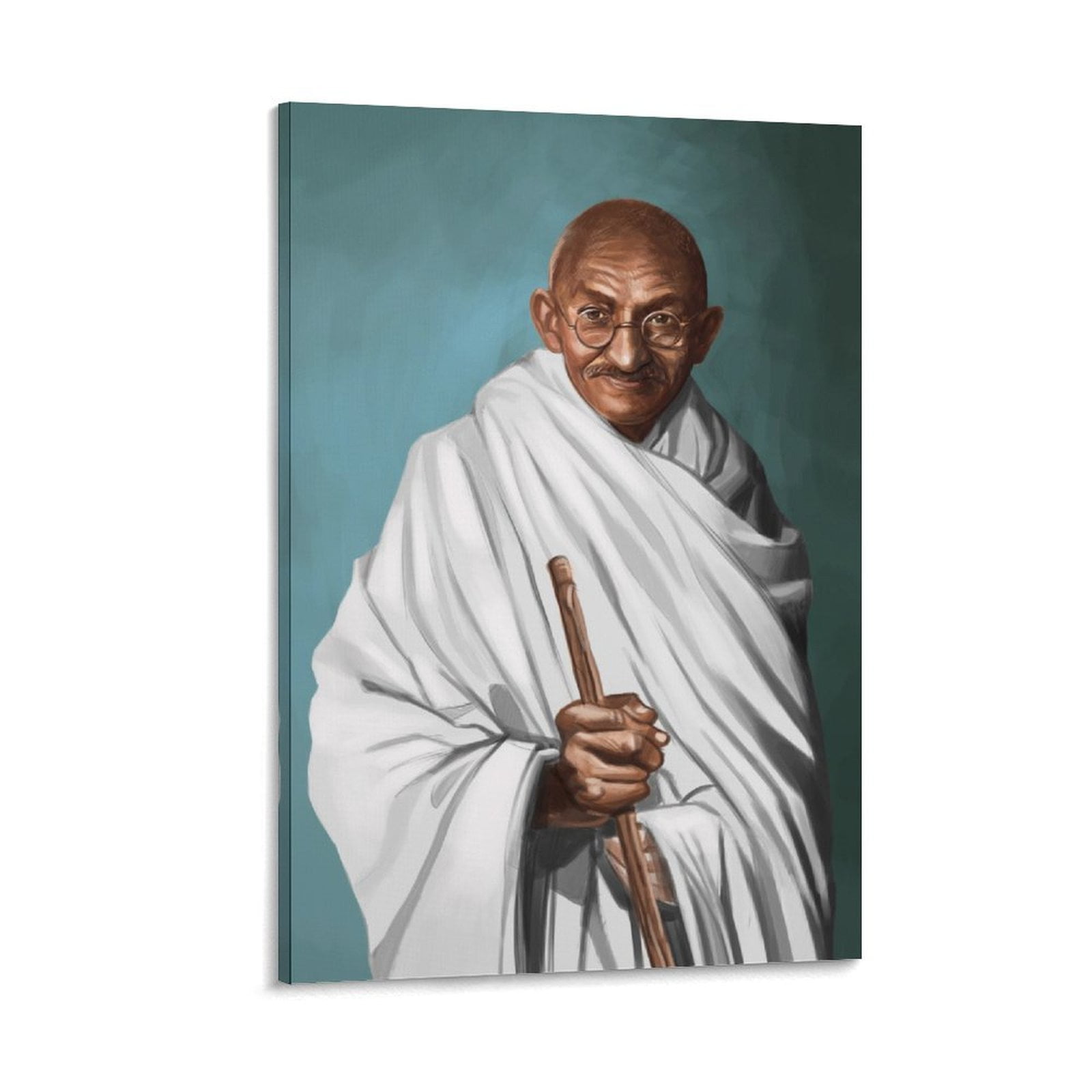 Mahatma Gandhi Poster 5 Painting On Canvas Wall Art Poster Scroll ...