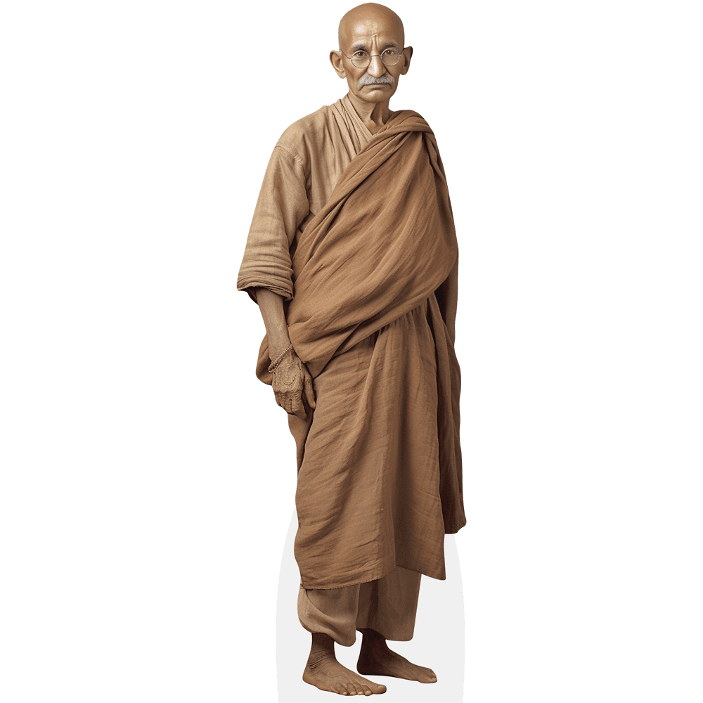 Mahatma Gandhi (Tunic) Mini Cardboard Cutout Standee - Walmart.com