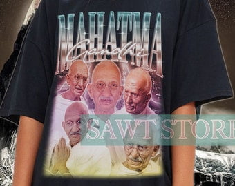 Mahatma Gandhi Vintage Shirt | Mahatma Gandhi Homage Tshirt | Mahatma ...