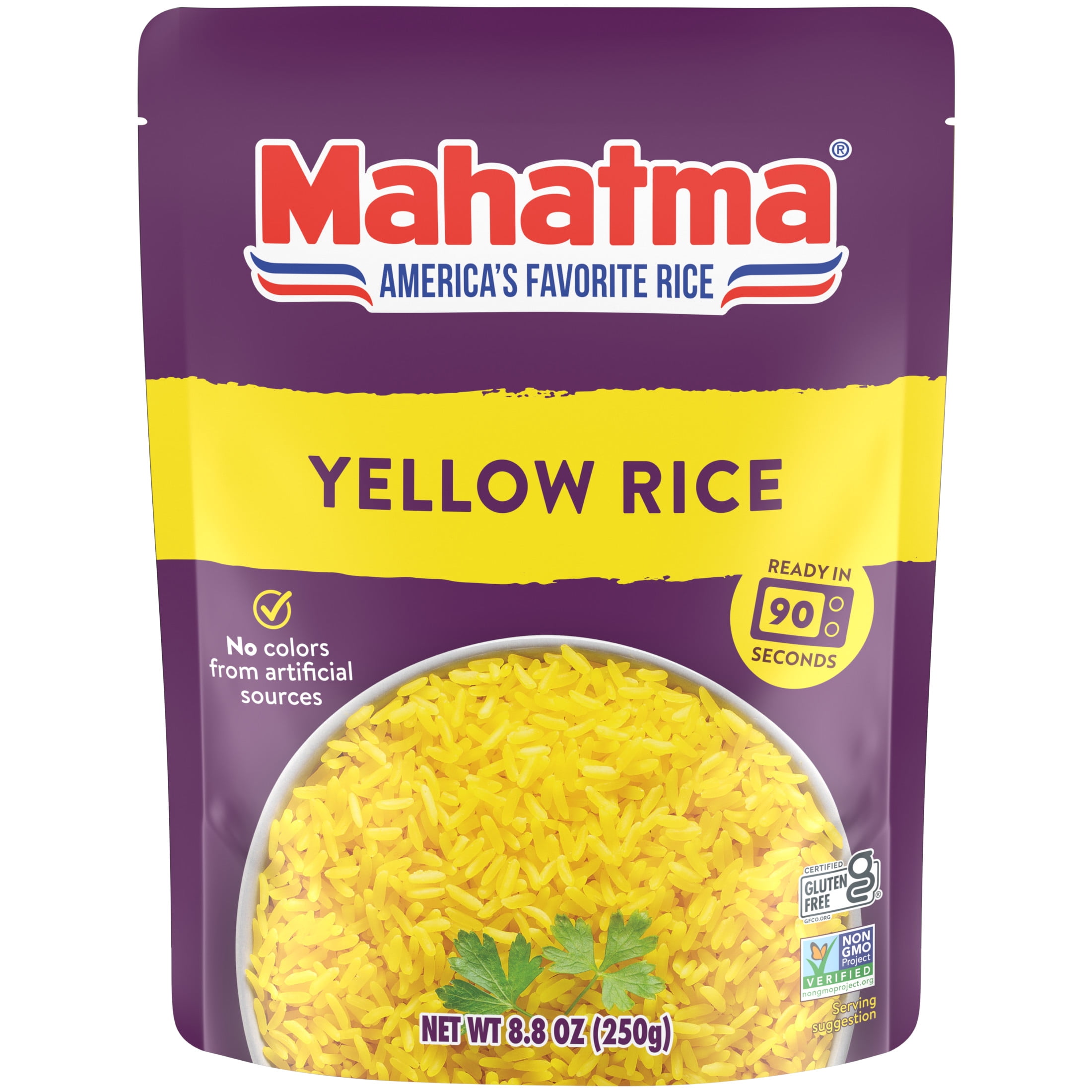 Minute Ready-to-Eat Yellow Rice, Microwaveable Rice Cups, 4.4 oz, 2 ...