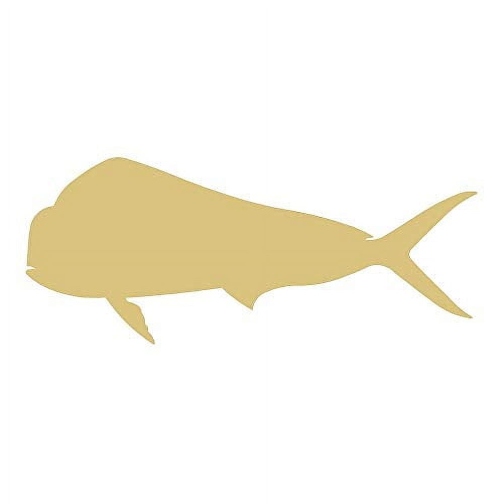 Mahi Cutout Unfinished Wood Fisherman's Decor Lake House Summer Fishing ...