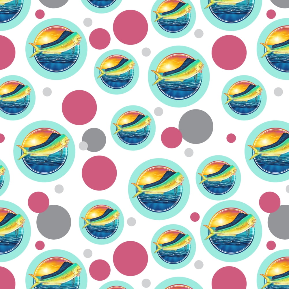 Mahi-Mahi Dolphinfish Dorado Fishing Deep Sea Sport Premium Gift Wrap ...