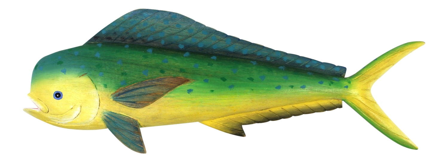 Mahi Mahi Game Fish Wood Wall Plaque 17.5 Inches - Walmart.com